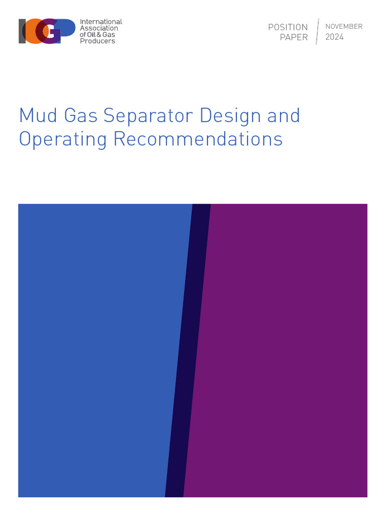 Mud Gas Separator Design Insights | PDF | Pressure | Pressure Measurement