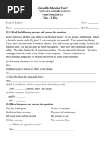 Analysis of Ros Barber's "Material" Poem | PDF | Poetry | Narration
