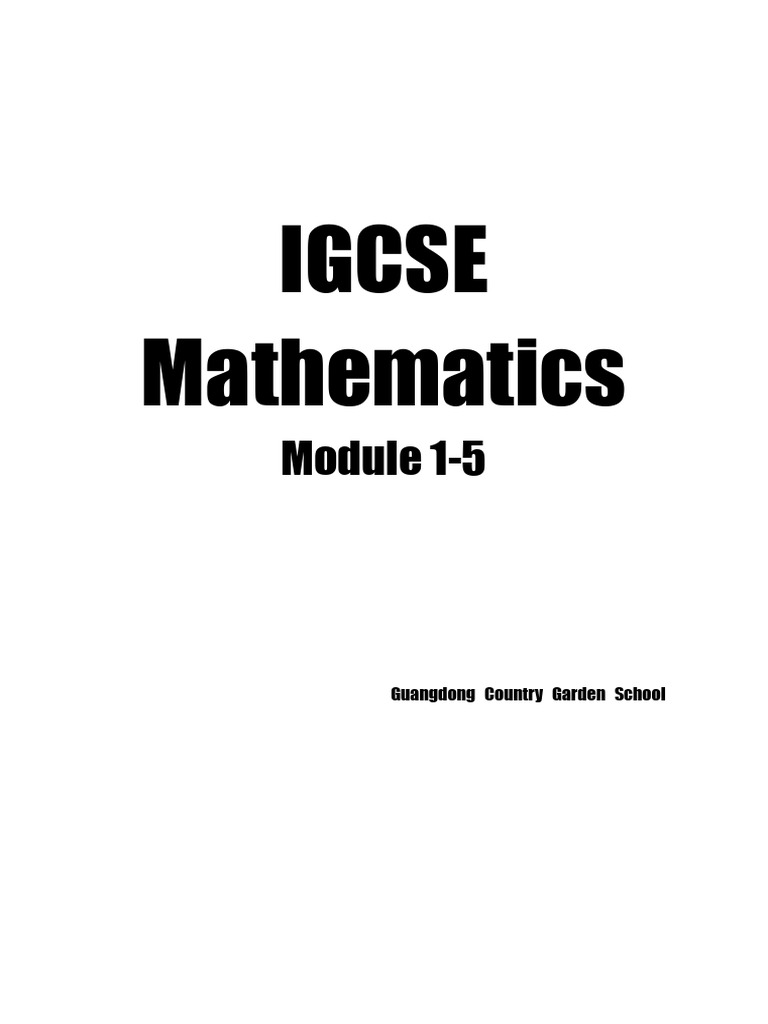 Edexcel IG mathA Chinese learning guide | PDF | Set (Mathematics) | Numbers