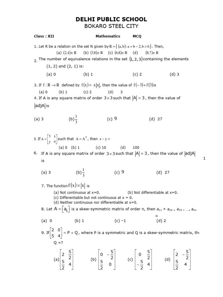 SamplePaper-XII-Microsoft Word - MCQ 12 Main Maths-133478021686146922 ...