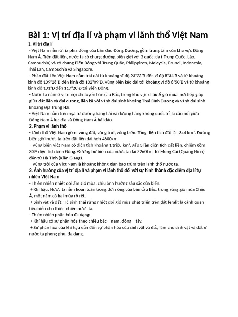 LSDL Giữa kì 1 | PDF