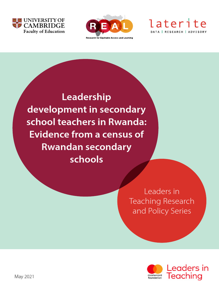 Leadership Development in Rwandan Schools | PDF | Teachers ...