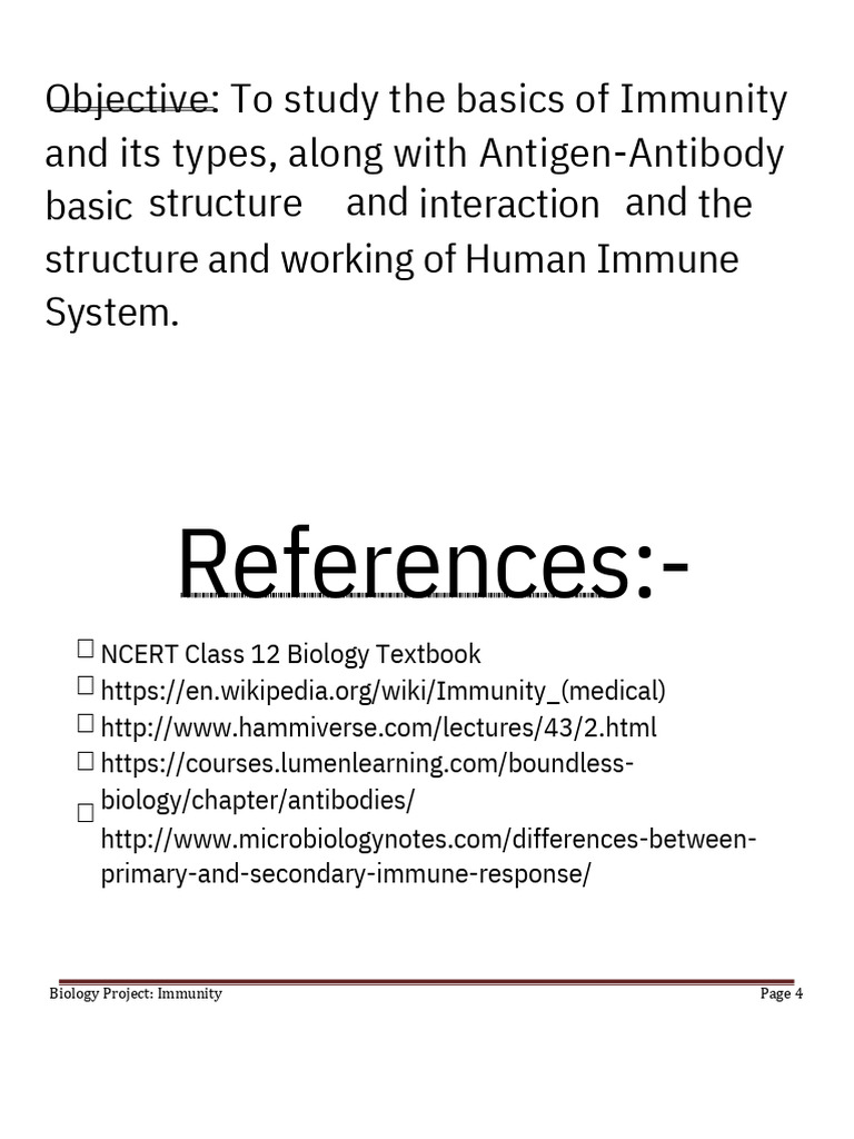 Bio Project Immunity PDF | PDF | Antibody | Lymphatic System