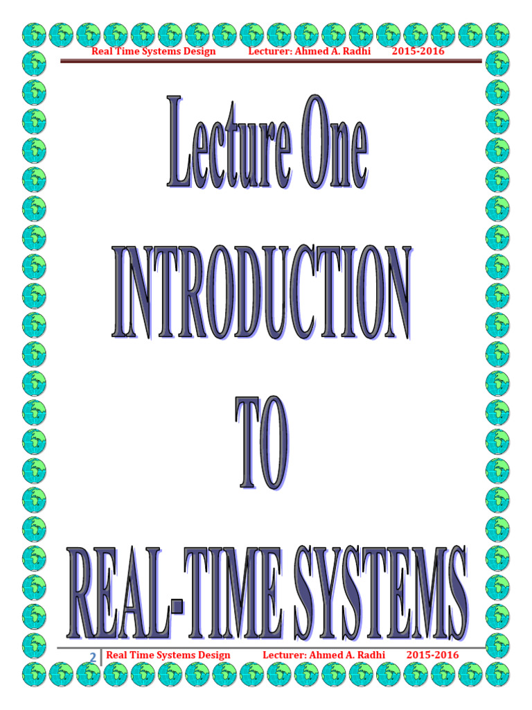 تصميم1 | PDF | Real Time Computing | System