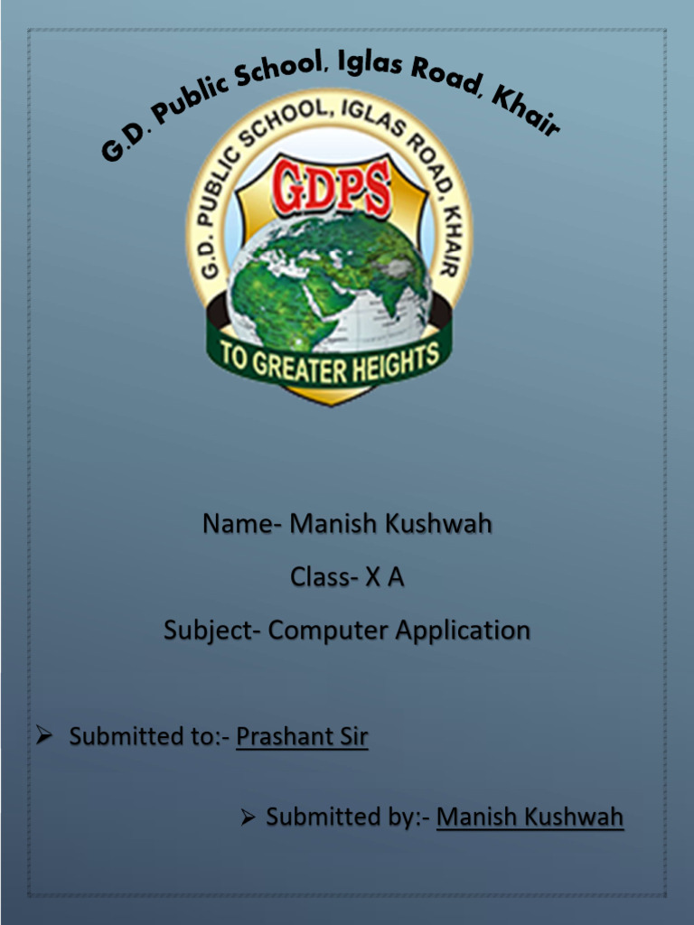 Practical File For Cs | PDF