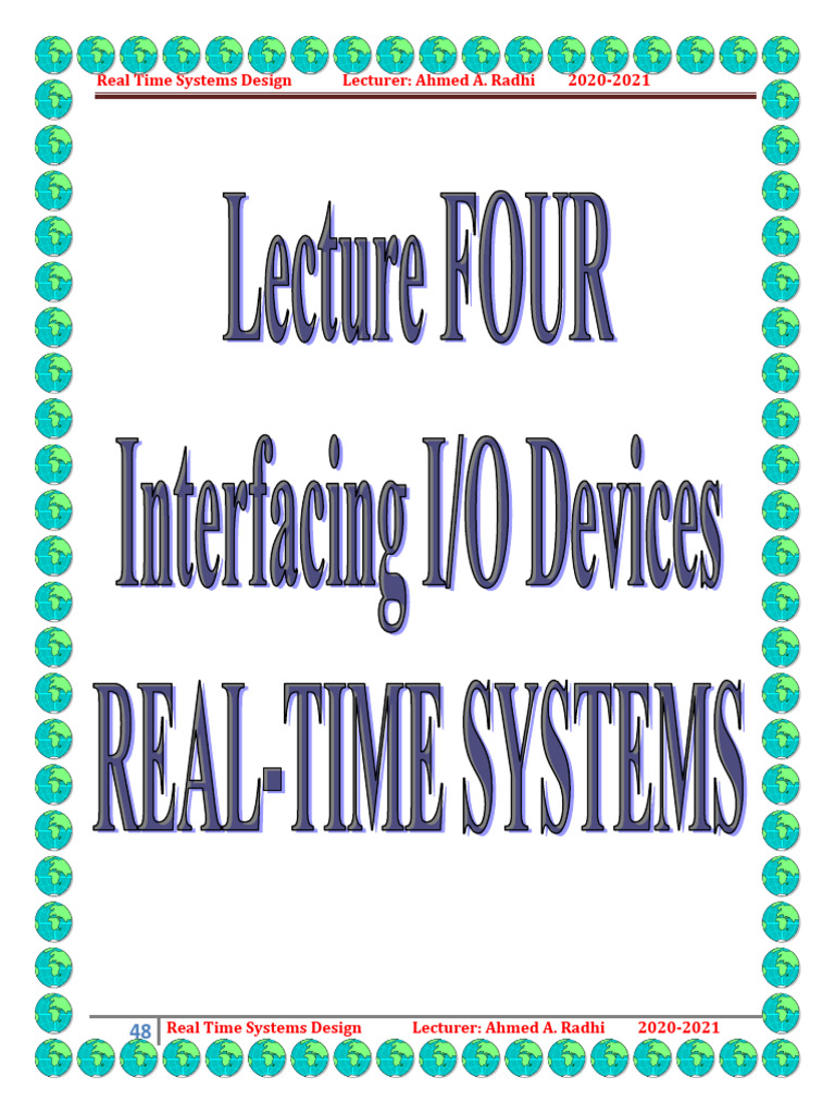 تصميمlec4 | PDF | Input/Output | Computer Science