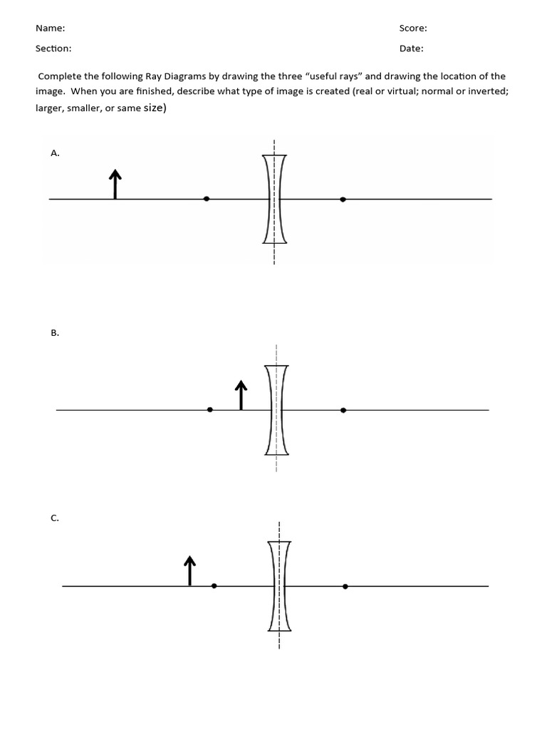 Ray Diagrams for Binoculars | PDF