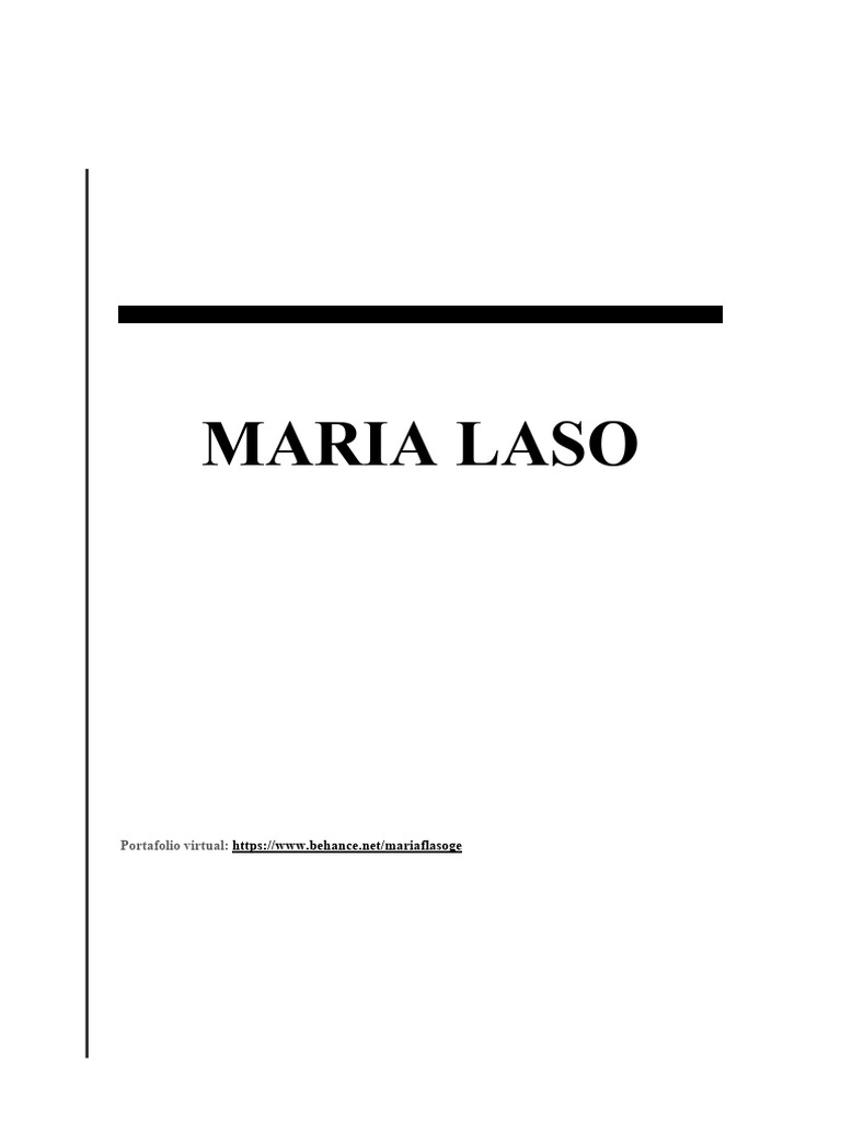Maria Laso CV Portafolio 2024 | PDF | Perú | Icono