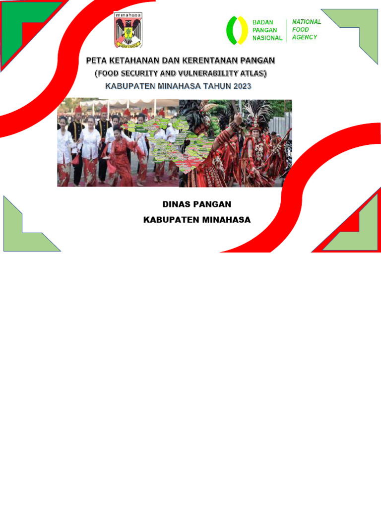 Laporan FSVA 2023 Kabupaten Minahasa 1 | PDF