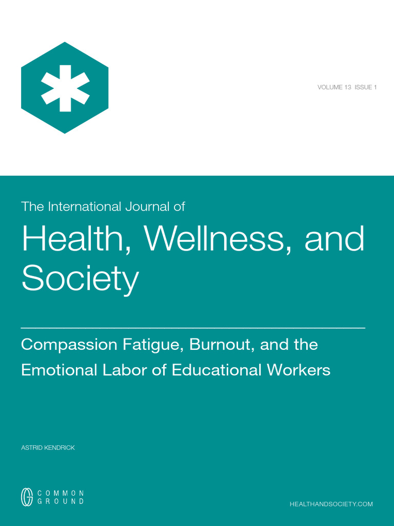 Compassion Fatigue, Burnout | PDF | Occupational Burnout ...