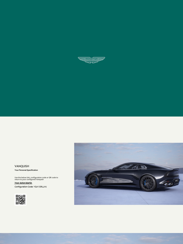 Your-Vanquish | PDF | Car Manufacturers | Vehicle Technology
