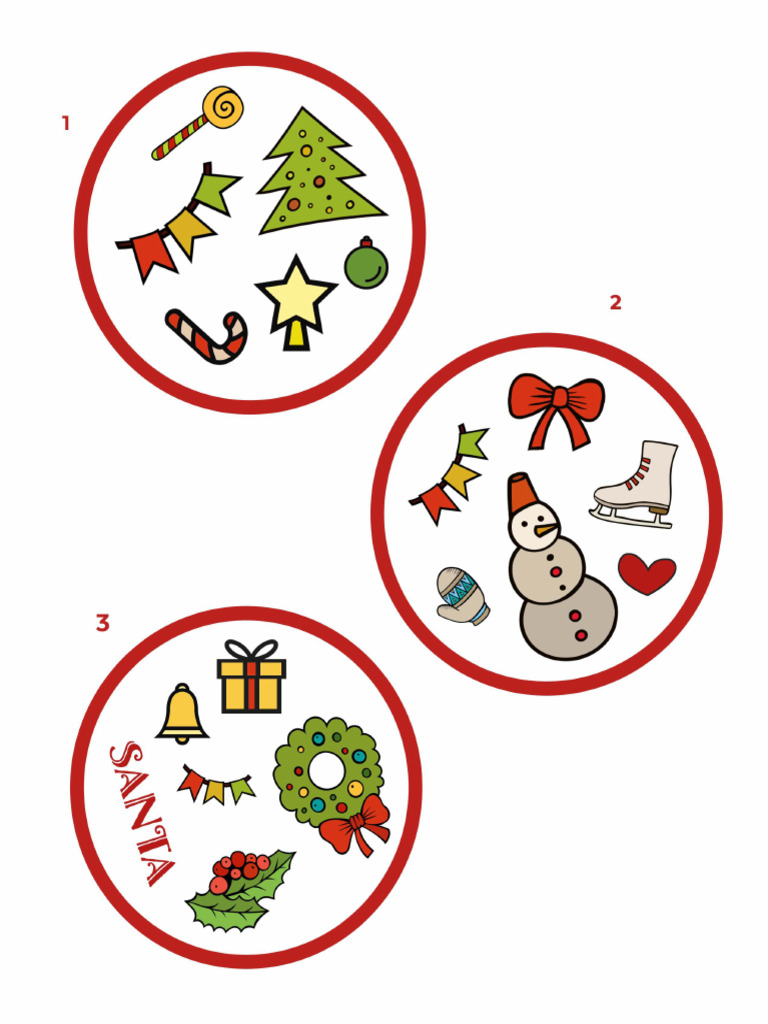 Christmas Matching Game | PDF