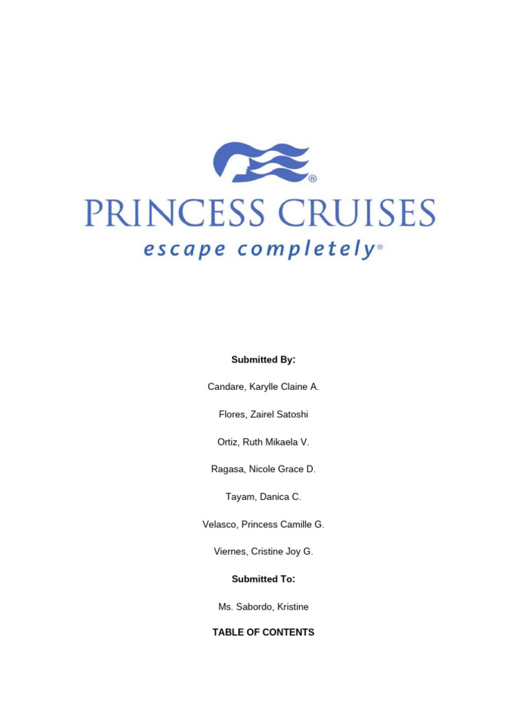 Ctor Cruise Package .Docx | PDF | Restaurants