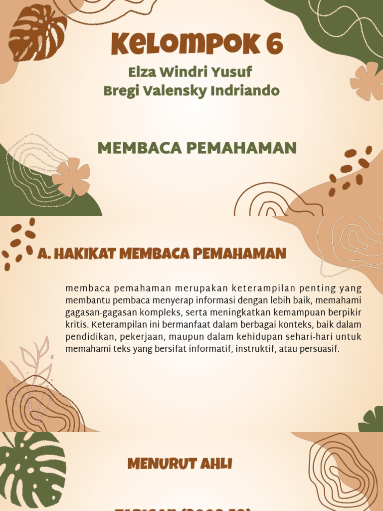 Membaca Pemahaman | PDF