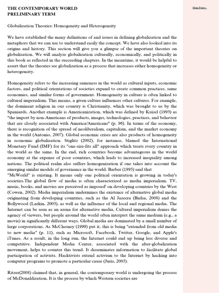 Contemporary World Reviewer PDF | PDF | Bretton Woods System ...