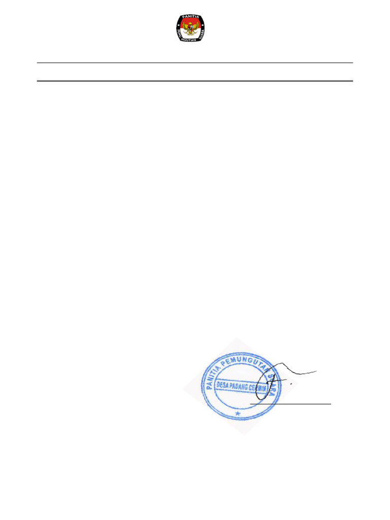 Undangan Pelantikan KPPS Padang Cermin | PDF