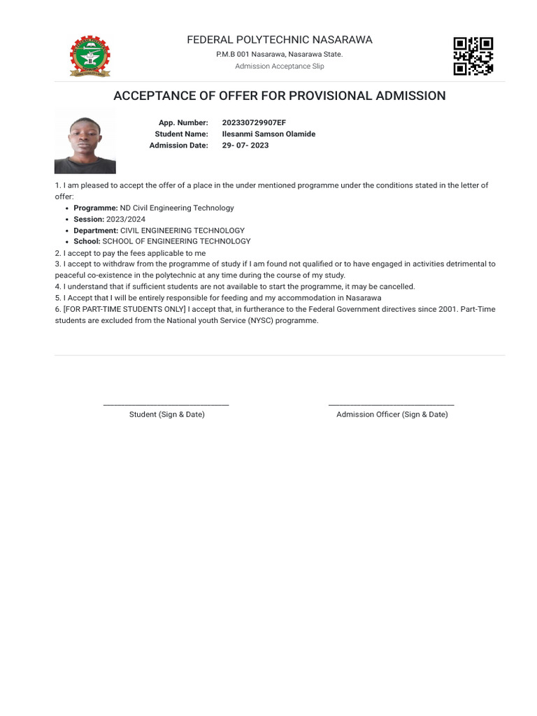 FPN - Acceptance | PDF