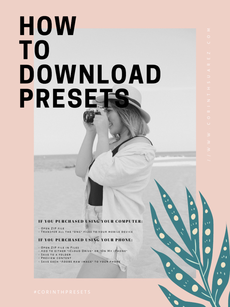 How To Download & Install Presets | PDF | Computer File | Software