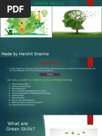 Green Skills Class 9 Notes | PDF | Environmental Degradation | Pollution