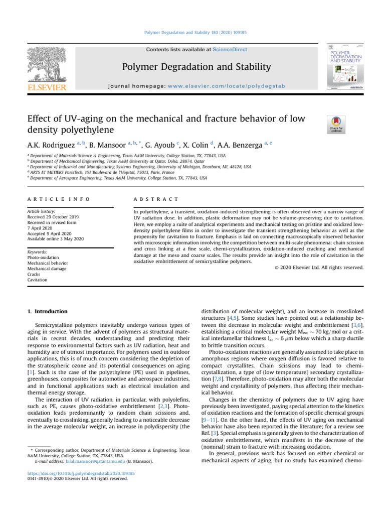 Rodriguez PDS | PDF | Polymers | Fracture