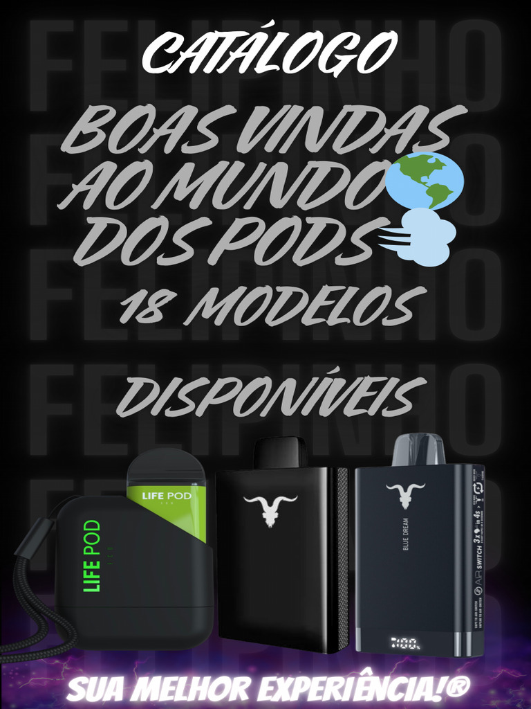Catálogo de Pods Descartáveis PDF | PDF