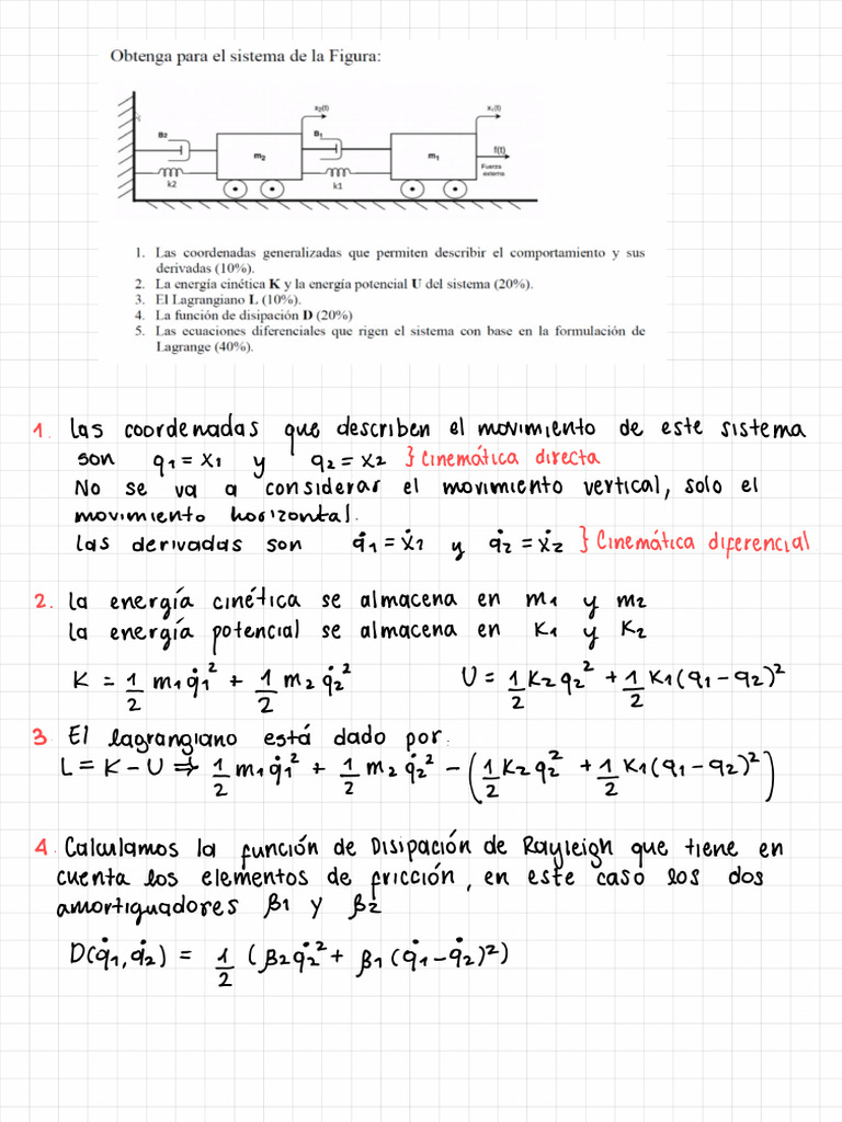 Ejercicios Lagrange | PDF