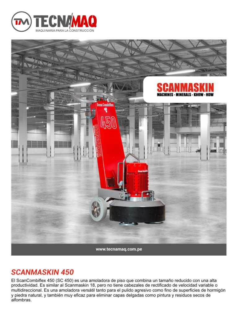 Scanmaskin 450 | PDF