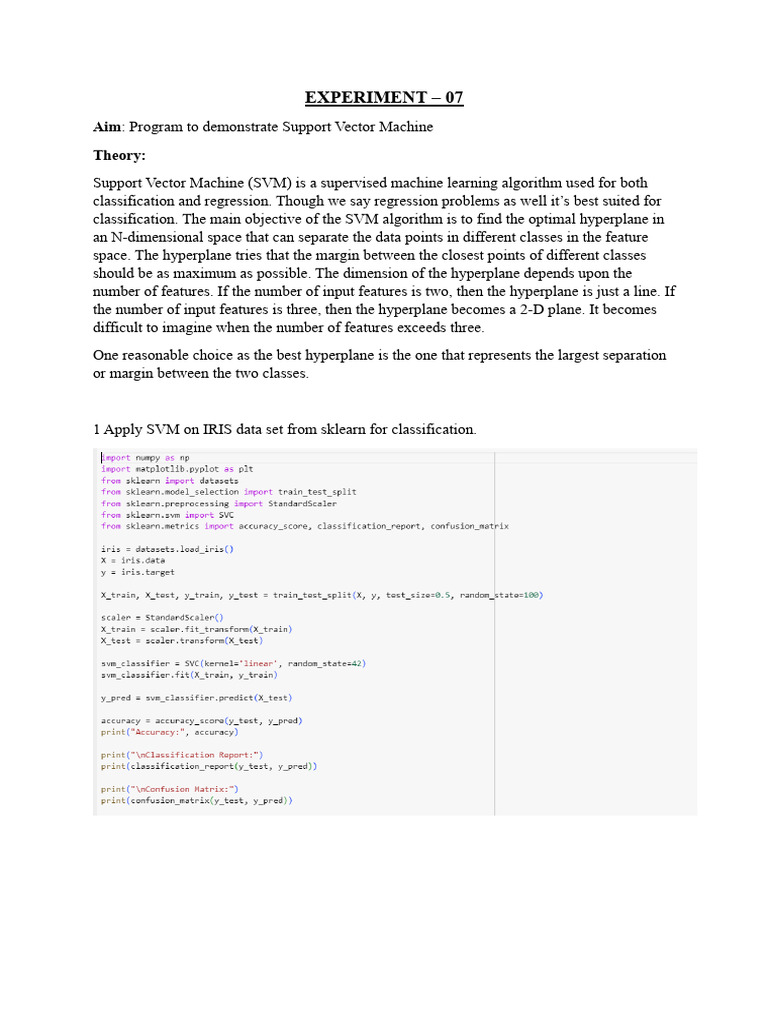 ML extended | PDF | Support Vector Machine | Cluster Analysis