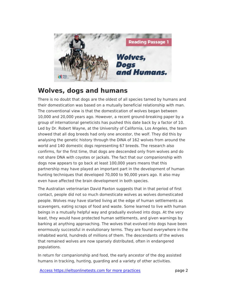Chip reading 1 | PDF | Dogs | Domestication