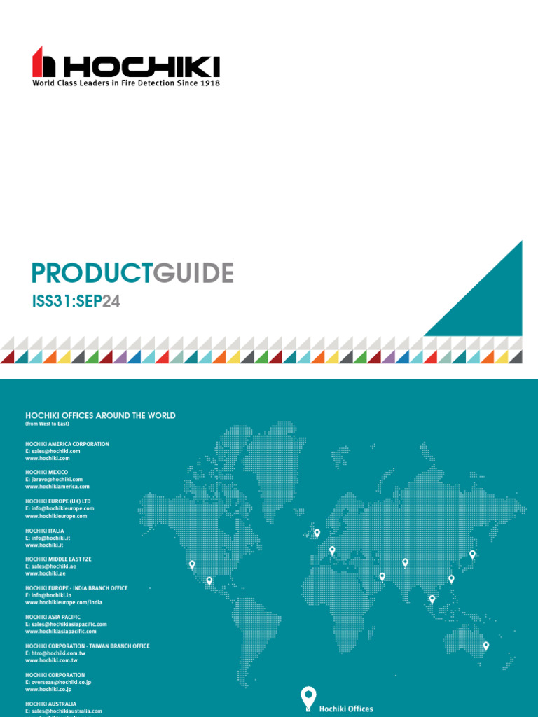 Hochiki EN Product Guide | PDF | Light Emitting Diode | Relay