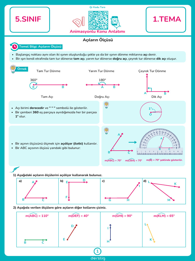 Acilarin Olcusu | PDF