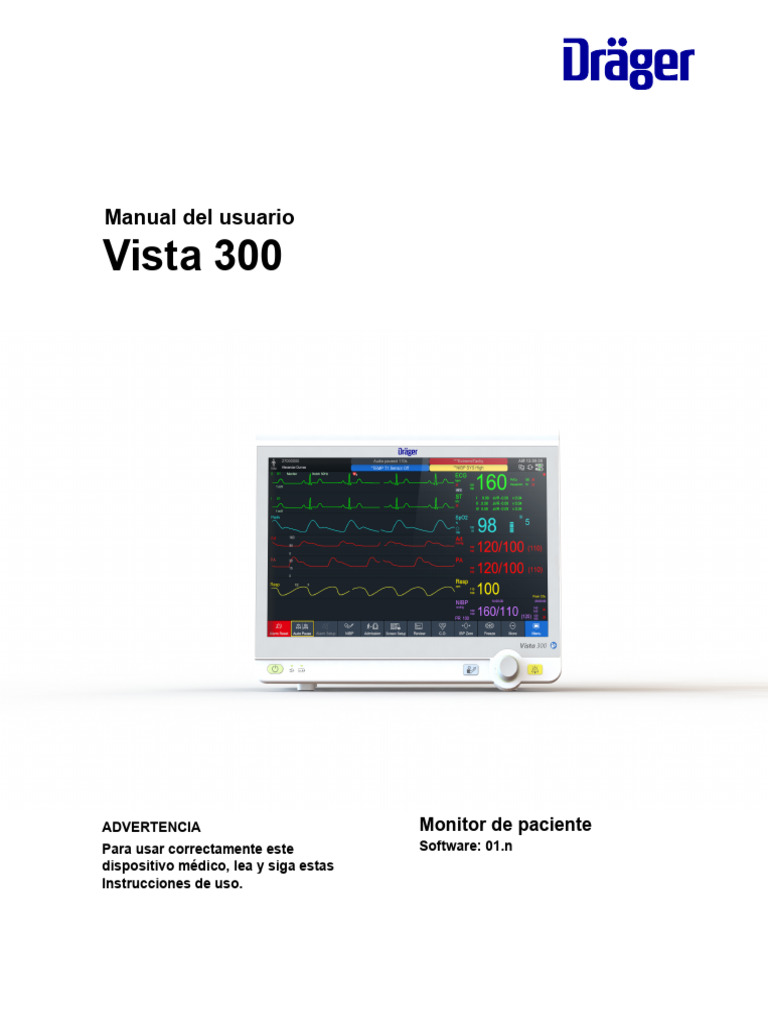 Manual del usuario Vista 300 | PDF | Dispositivo médico | Software
