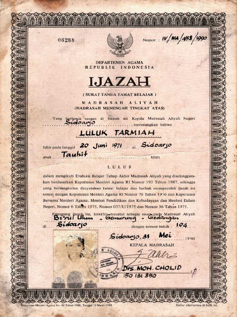 Ijazah 2 | PDF