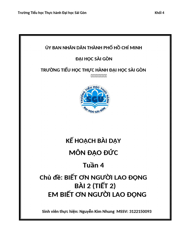 Bản Sao Bản Sao KHBD Tham Khảo (1) | PDF