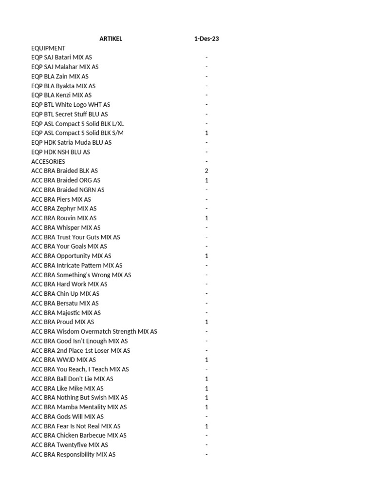 Data Scan Inventory Esa 01.12.23 | PDF | I Phone