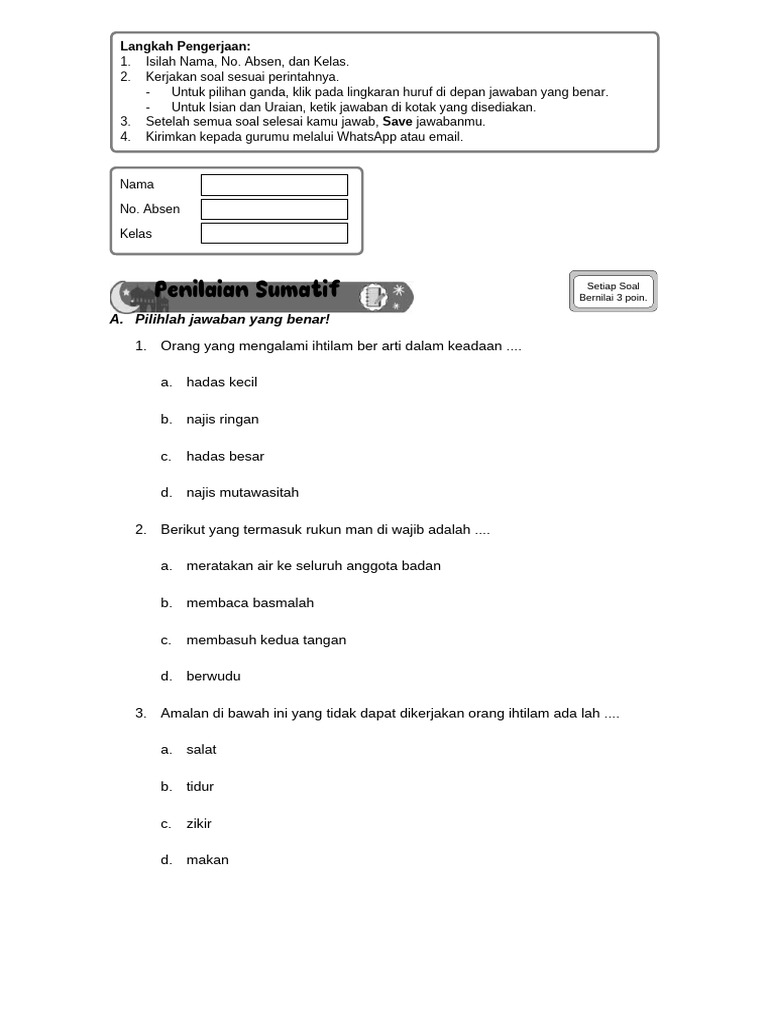 Ihtilam dan Hukum Mandi Wajib | PDF