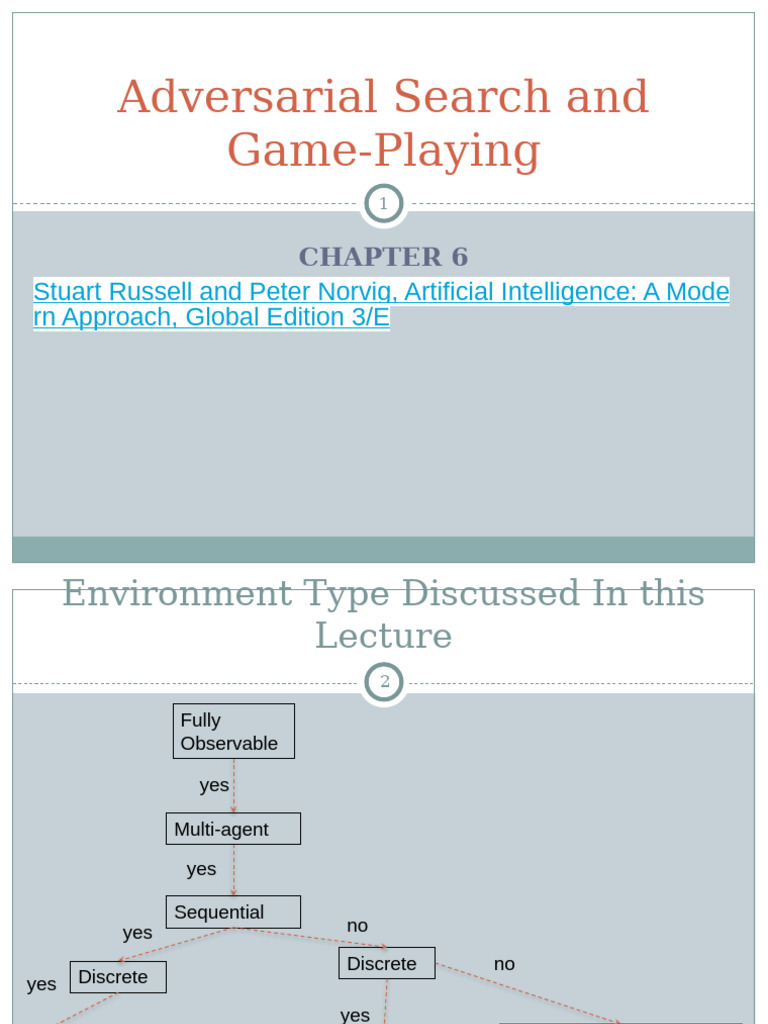 Lec03 Ai Chapter6 Adversarial Search and Game Playing Aima | PDF | Applied Mathematics ...