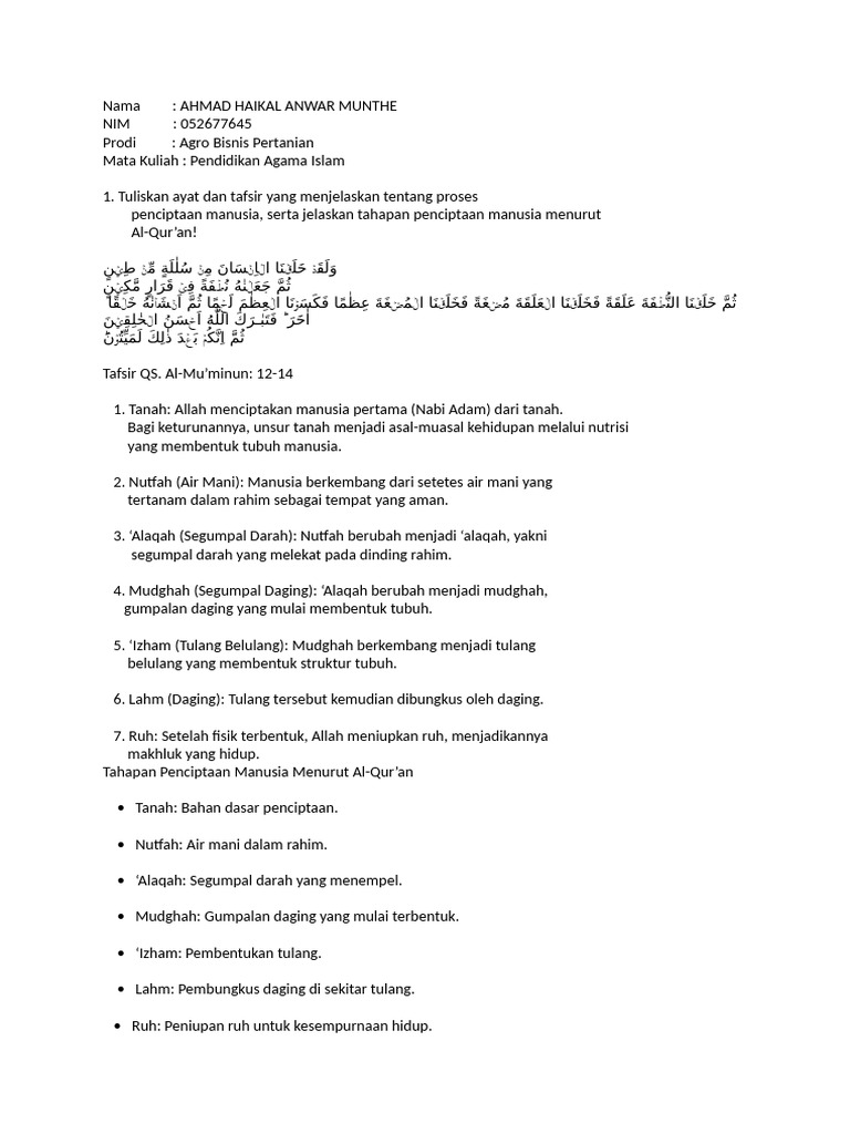 Tugas Ahmad Haikal Munthe | PDF