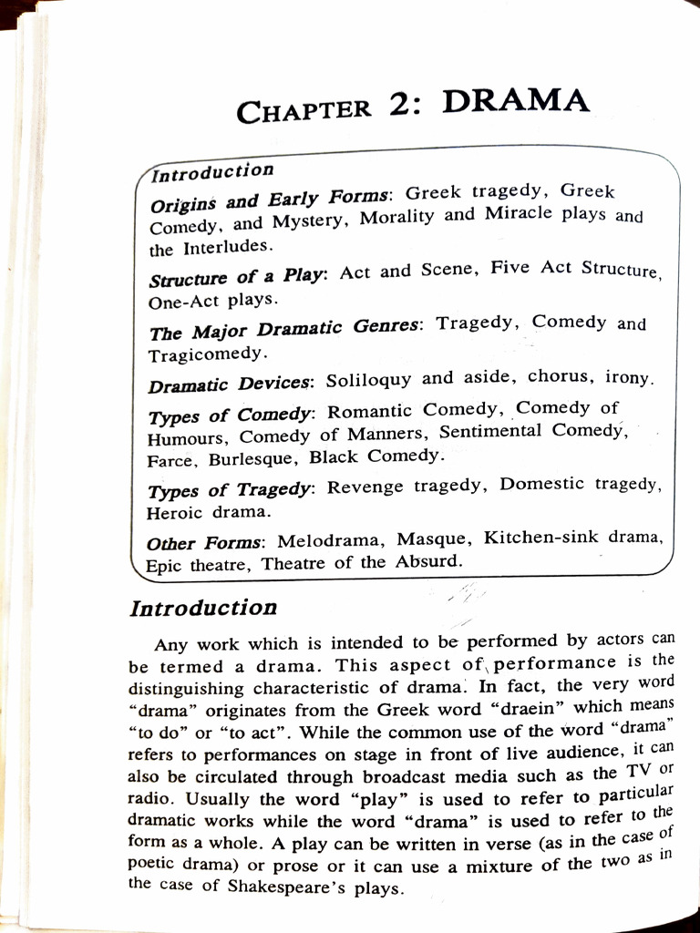 Chapter 2 DRAMA - 240410 - 000533 | PDF