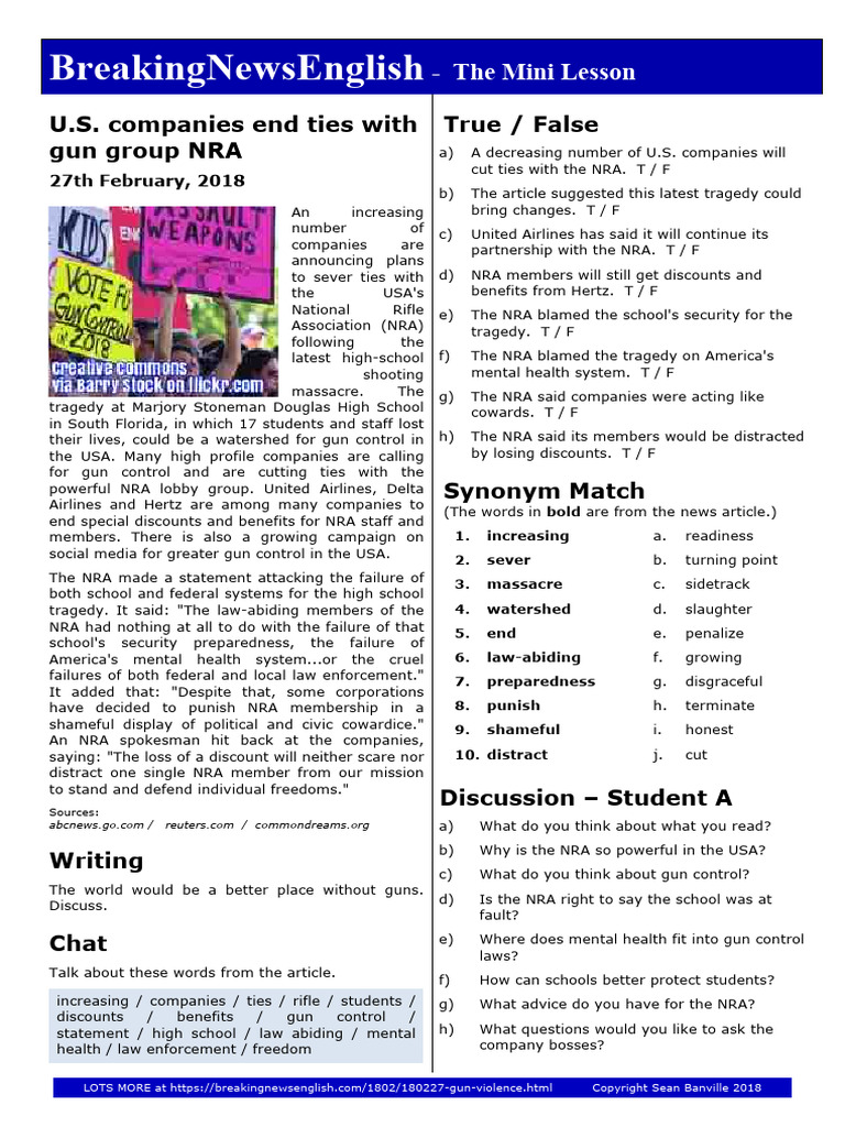 37 | PDF | National Rifle Association | Freedom Of Speech