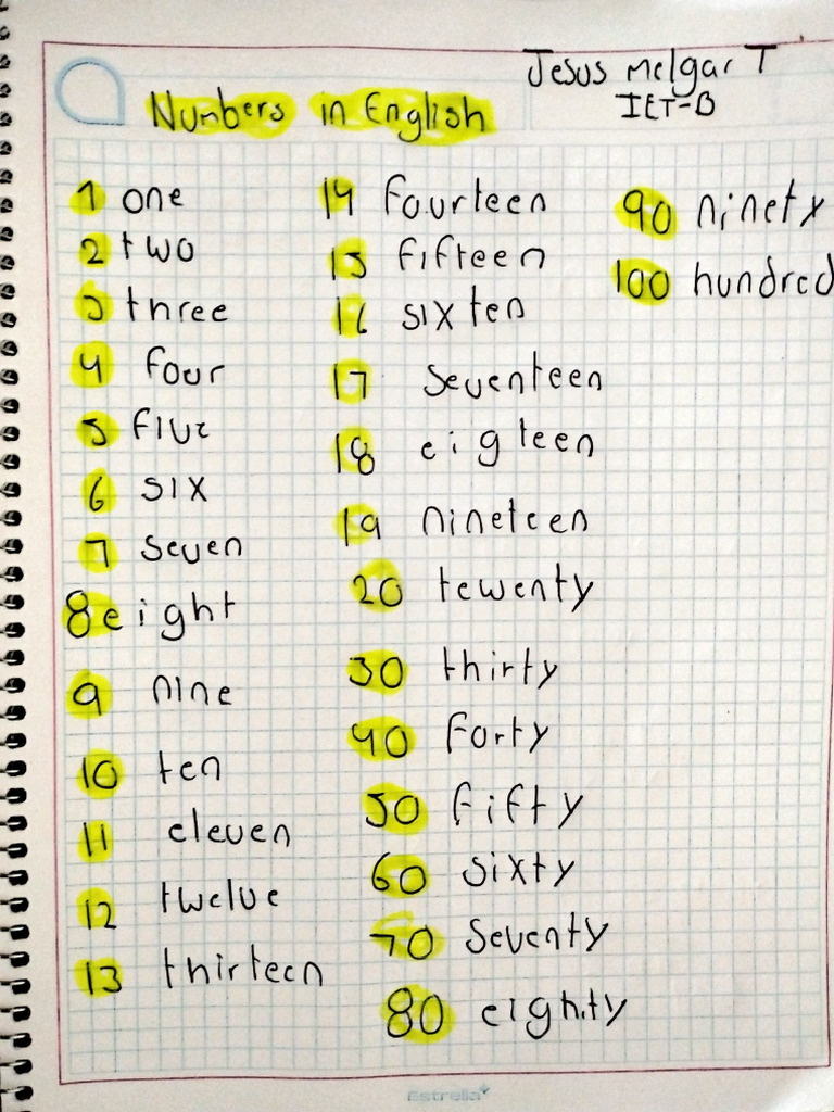 Melgar Jesus Numbers | PDF