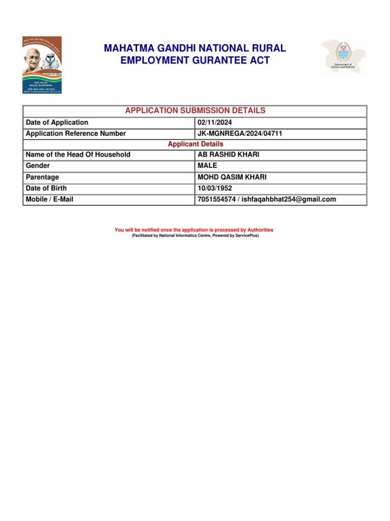 Jk-Mgnrega 2024 04711 | PDF