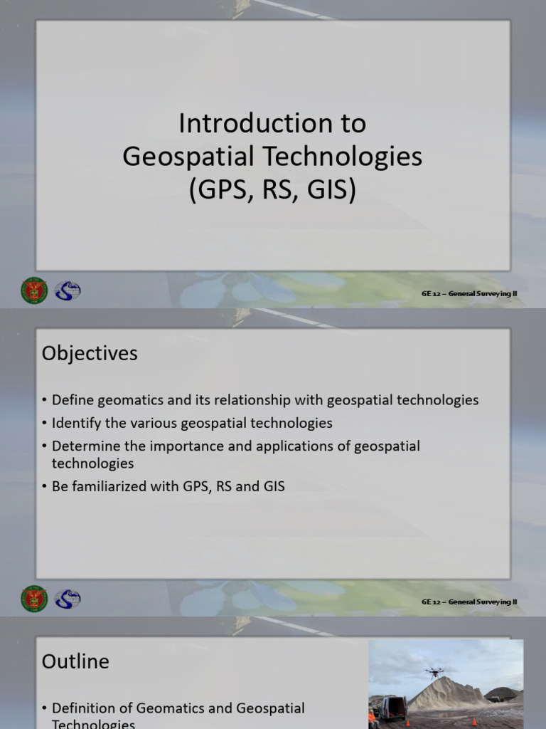 Lecture 8 - Introduction To Geospatial Technologies | PDF | Geographic Information System ...