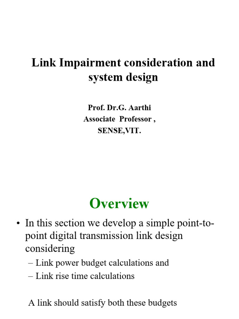 14-Link Power Budget-08-10-2024 | PDF | Fiber Optic Communication ...