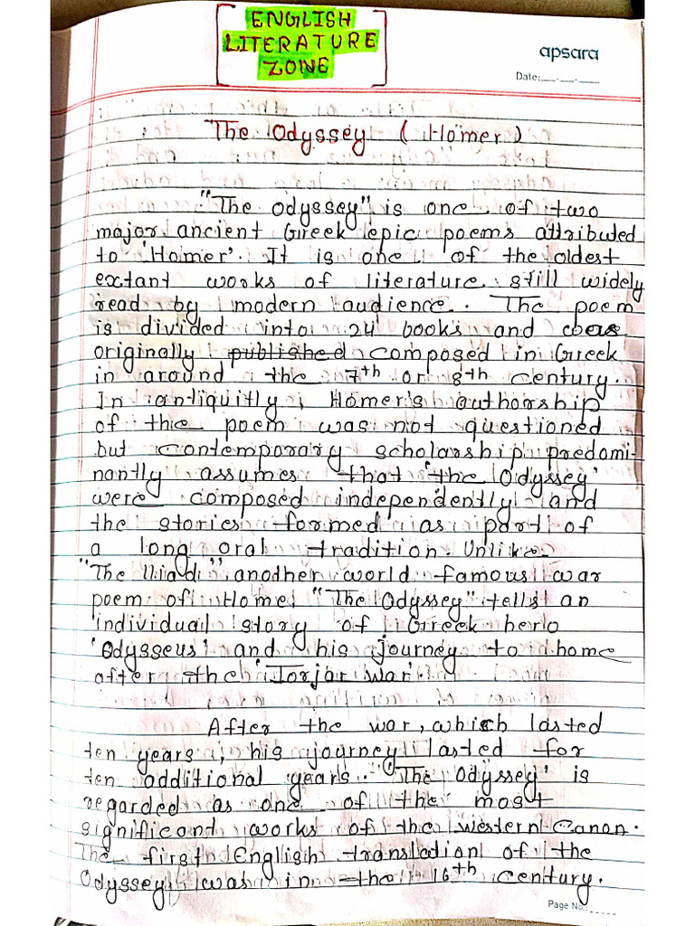 The Odyssey by Homer | PDF