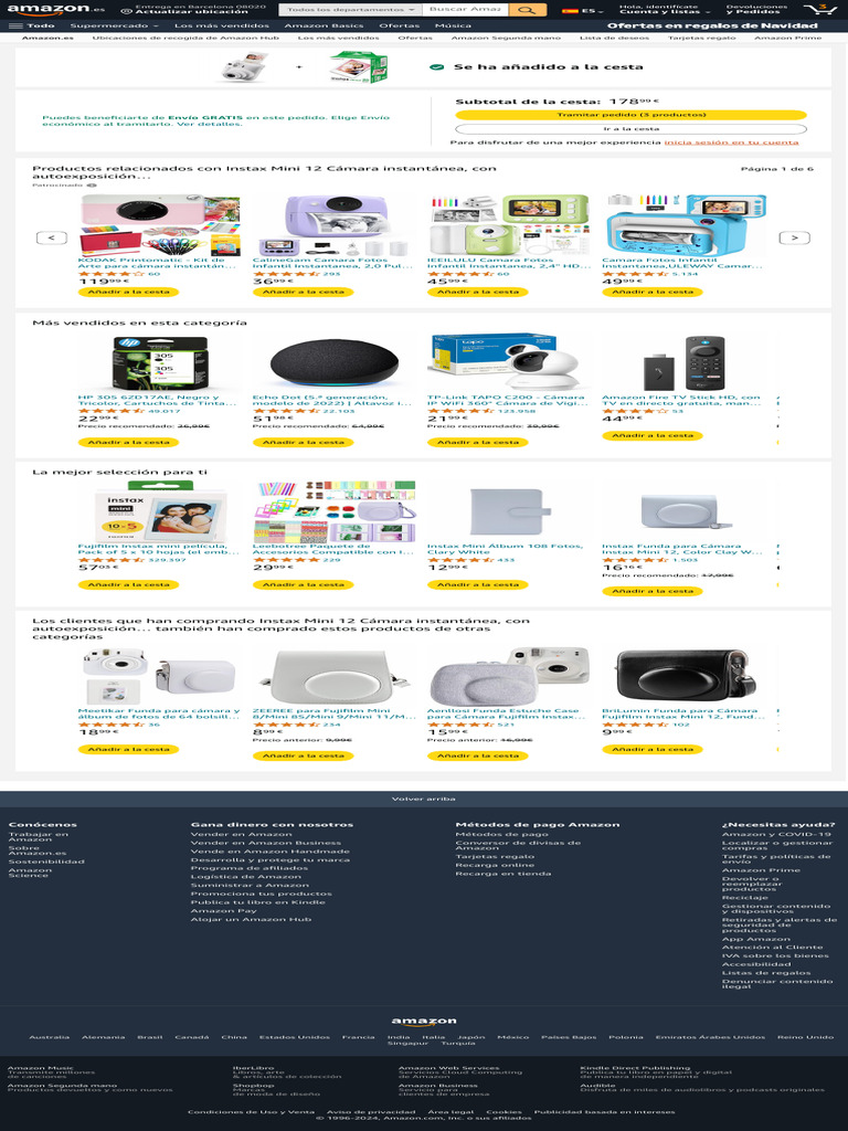 Cesta de Compra Amazon - Es | PDF | Amazon Kindle