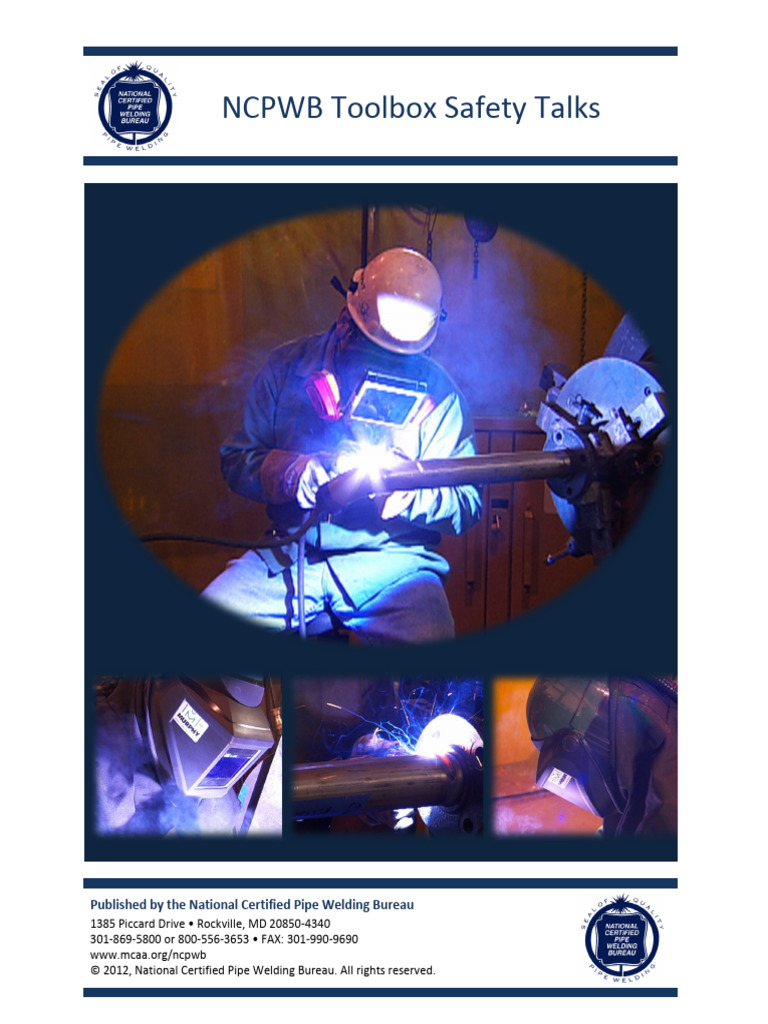 NCPWB Toolbox Safety Discussions | PDF | Welding | Construction