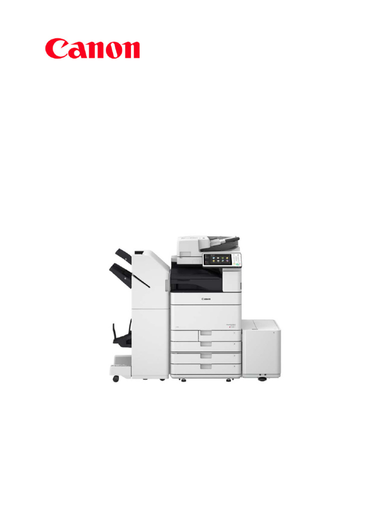 Imagerunner Advance c5500 Series-1 | PDF | Computer File | Backup
