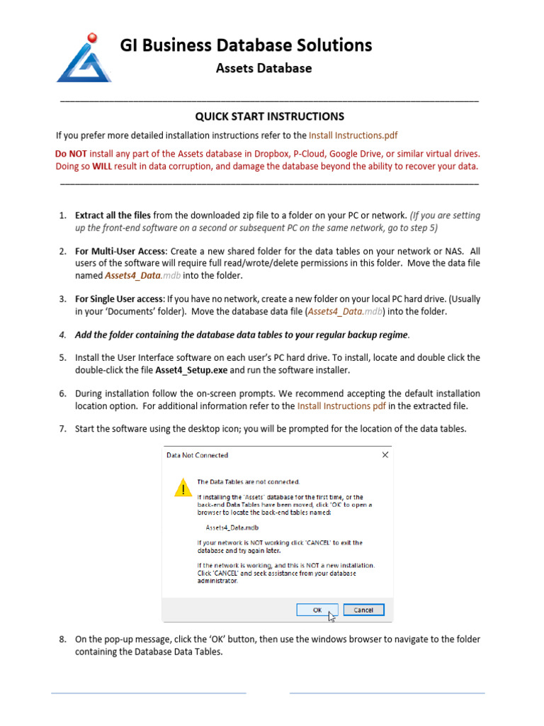 READ FIRST | PDF | Computer File | Databases