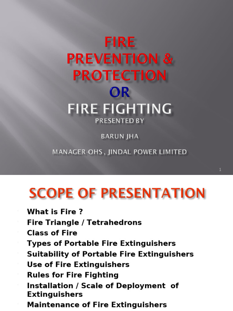 Fire Safety: Extinguishers & Techniques | PDF | Fires | Chemistry
